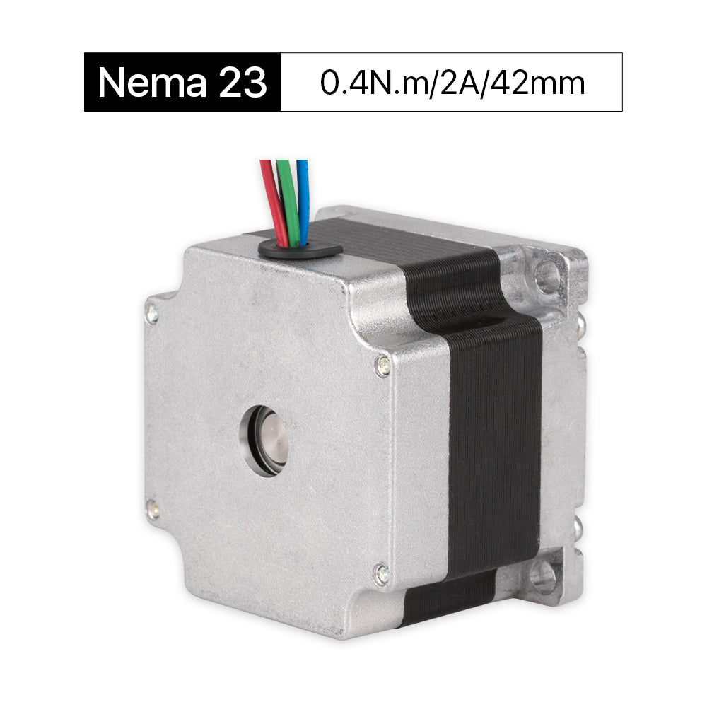 Raylasers 42mm 0.4N.m 2A 2 Phase Nema23 Open Loop Stepper Motor - Raylasers
